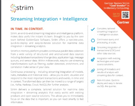 Streaming Analytics Resource Center by Striim - RTInsights